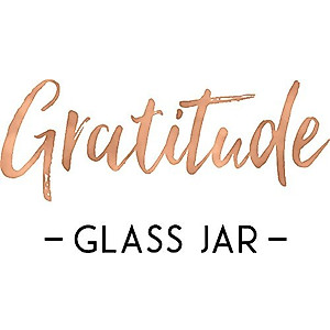 Gratitude Glass Jar
