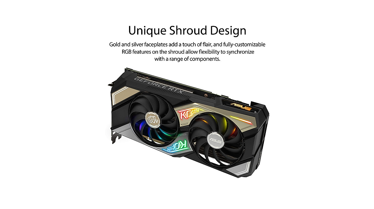 ASUS KO GeForce RTX 3070 OC Edition - 8GB GDDR6