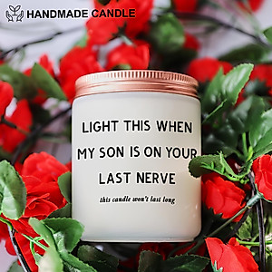 Daughter in Law Gifts - Best Birthday Christmas Mothers Day Gifts for Daughter in Law from Mother in Law or Father in Law - Funny Future Daughter in Law Sons Girlfriend Adult Candle Women Gift