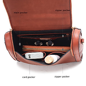 MKF Collection Crossbody Bag for Women, Handbag Purse Top-Handle Shoulder Bag By Mia K