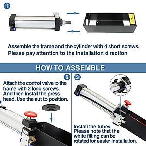 Pneumatic Cylinder Can Crusher – Air Powered Countertop –Aluminum Can Crushers for Recycling – For 12oz,16oz Aluminum Soda Bear Tall Tin Cans – Heavy Duty Automatic Efficient Smasher…