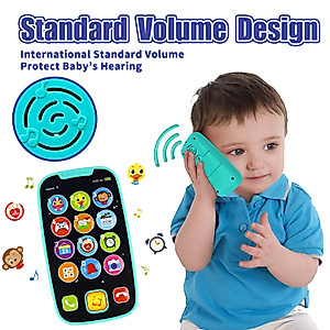 Baby Toys 12-18 Months Baby Learning Cell Phone Toys for 1 Year Old Boy Gifts - Interactive Musical Developmental Phones Toy for 12 Months Infant and Toddler Birthday Gifts