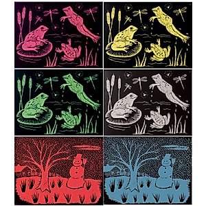 Melissa & Doug Scratch Art Paper - 60 Sheets, 6 Colors