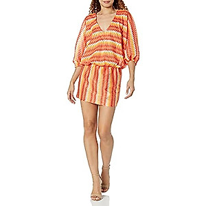 Trina Turk Women's Standard Sunray Tunic, Multi, L-XL