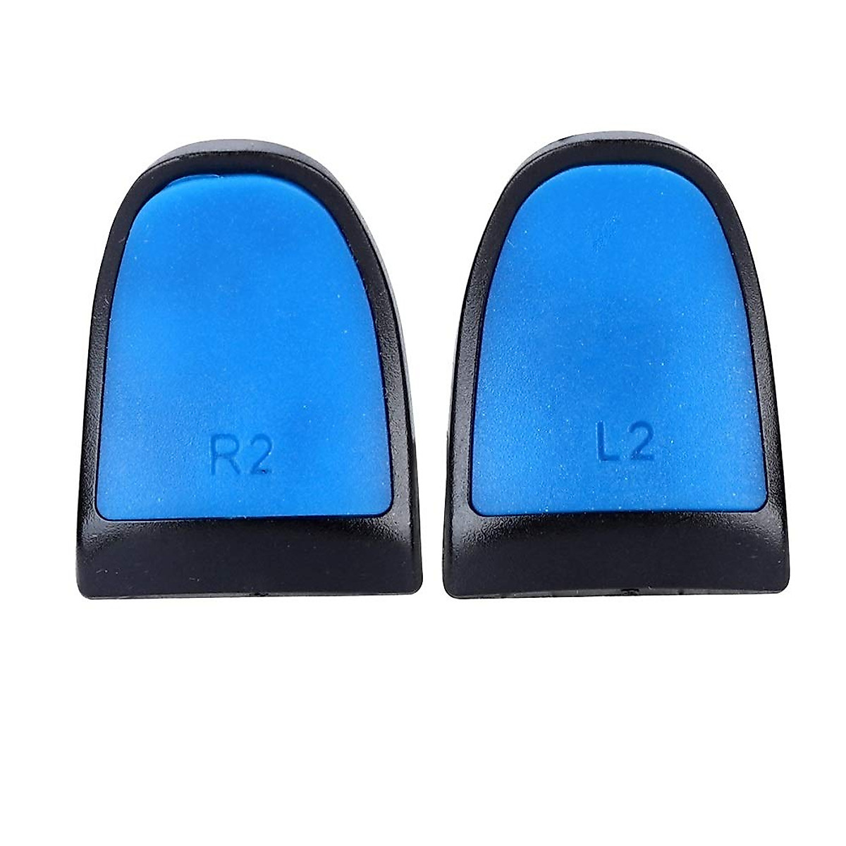 Dancal L2 R2 Controller Extenders Buttons Extension Trigger Soft Touch Extended Grips for PS4 (Blue)