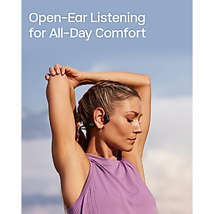 SHOKZ OpenRun Pro - Open-Ear Bluetooth Bone Conduction Sport Headphones - Sweat Resistant Wireless Earphones for Workouts and Running with Premium Deep Base - Built-in Mic, with Hair Band