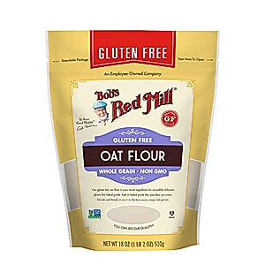Bob's Red Mill Gluten Free Oat Flour, 18-ounce (Count of 4) Pack of 1