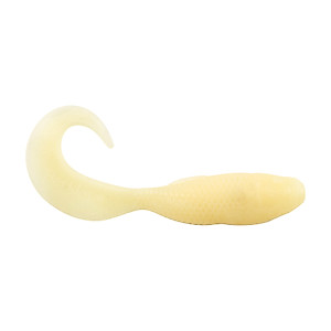 Berkley Gulp! Alive! Swimming Mullet Soft Fishing Bait Glow, 5in - Pint 4x7