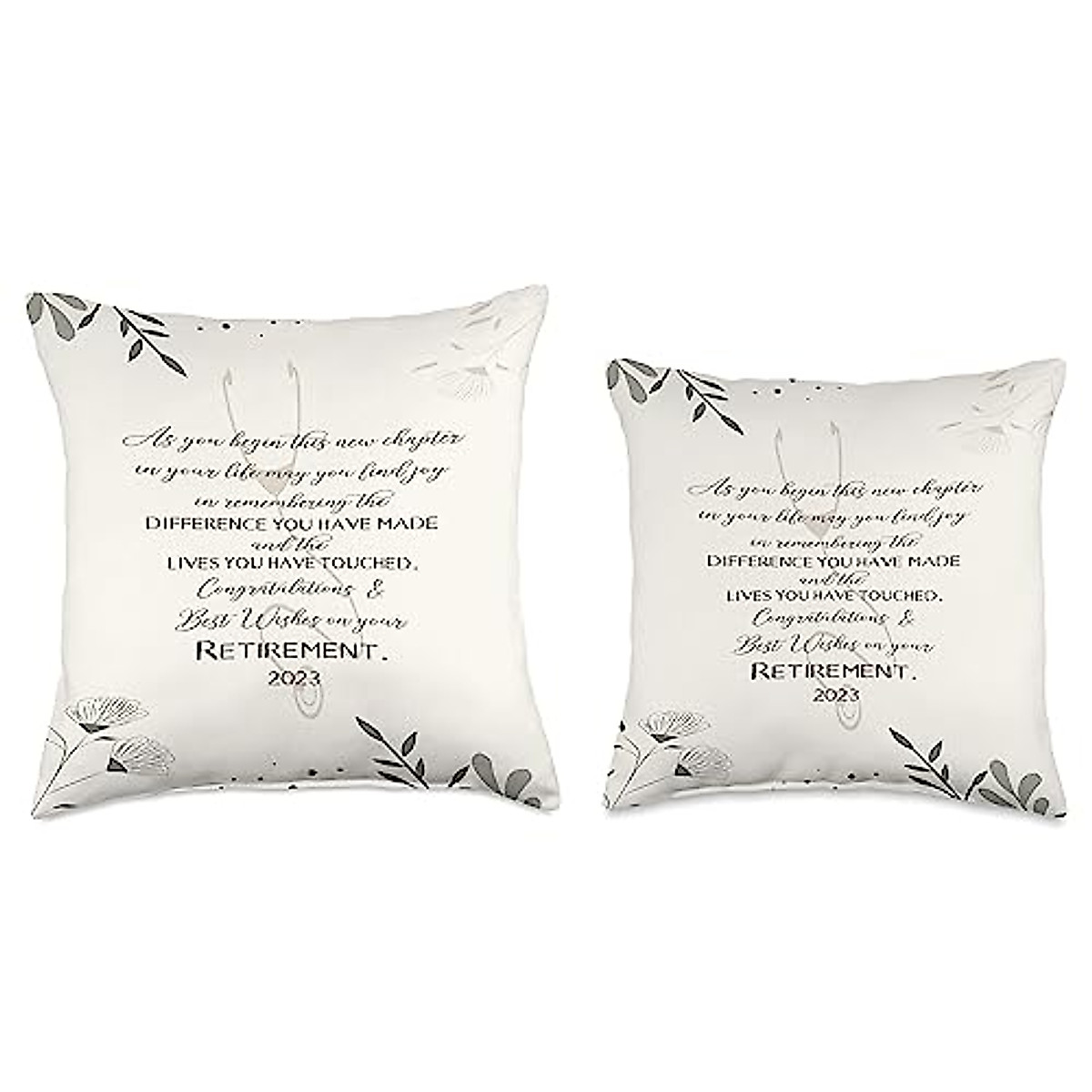 nurse retirement pillow, nurse retirement gift Gift, Retirement, Woman, Nurse Throw Pillow, 18x18, Multicolor