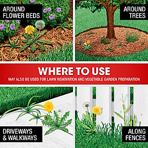 Roundup Concentrate Plus Weed and Grass Killer - Includes Easy Measure Cap, 36.8 oz.