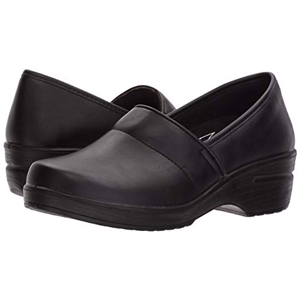 Easy Works Women's LYNDEE Health Care Professional Shoe, Black, 6