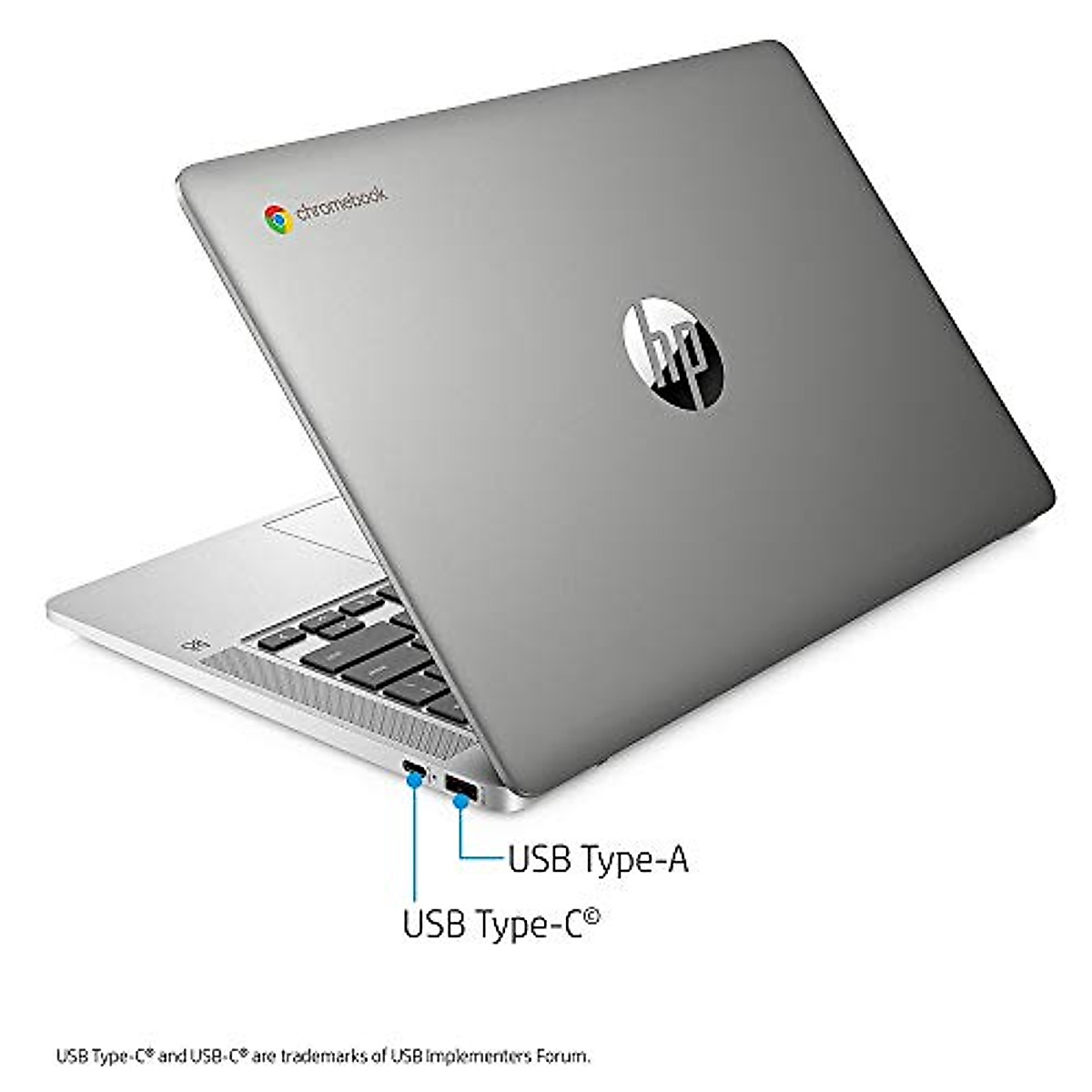 HP 2020 Flagship 14 Chromebook Laptop Computer 14-inch HD SVA Anti-Glare Display Intel Celeron N5000 Processor 4GB DDR4 64GB eMMC WiFi Webcam Chrome OS (Renewed)