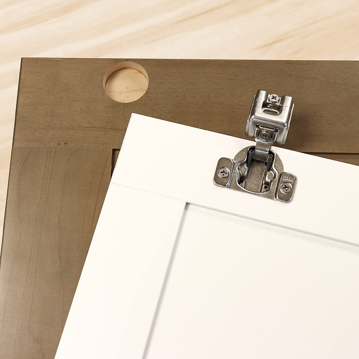 Milescraft 1342 Euro Hinge Jig – Concealed Hinge Jig, Drilling Guide, Drill Jig for Framed and Frameless Cabinets. Metal Drill Guide Produces Perfect Hinge Holes. 35 mm Forstner Bit Included