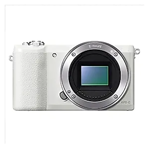 Camera A6000 Mirrorless Digital Camera Body Only Silver ILCE-6000-24.3MP -Full HD Video Digital Camera (Color : W)