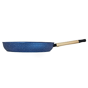Art of Cooking 12" Granite Nonstick Frying Pan Omelet Skillet Cookware (Induction Compatible) (Ocean Blue)