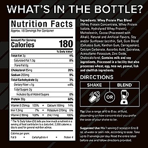 Six Star Elite Series 100% Whey Protein Plus Triple Chocolate 1.8lbs US