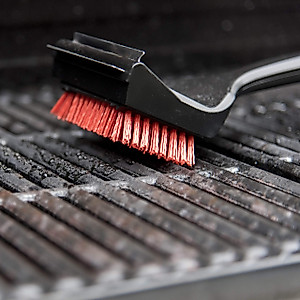 Char-Broil 8666894 SAFER Replaceable Head Nylon Bristle Grill Brush with Cool Clean Technology, One Size