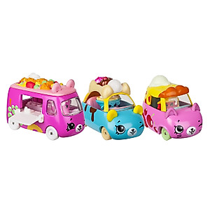 Cutie Cars Shopkins Three Pack - Dessert Drivers Collection