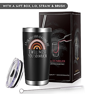 GSPY Tumbler, Coworker Leaving Gifts, Miss You Gifts for Women, Men - Best Friend Moving, Going Away Gift for Coworker - Funny Goodbye, Retirement, New Job, Farewell Gifts for Coworkers, Boss