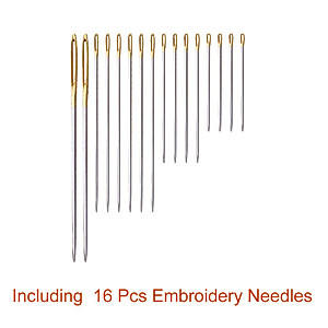 Paxcoo 124 Skeins Embroidery Floss Cross Stitch Thread with Needles