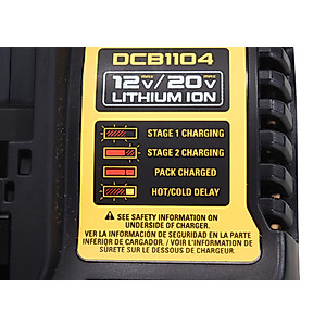 DEWALT DeWalt DCB1104 12V/20V 4 Amp Battery Charger