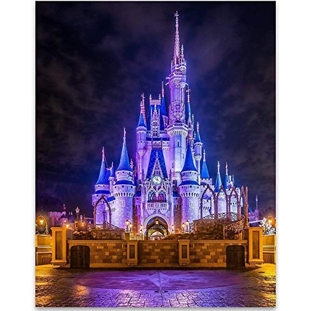 Cinderella's Castle - 11x14 Unframed Art Print - Great Home and Nursery Walt Disney World Wall Art Magic Kingdom Room Decor or Gift Under $15 for WDW Fans