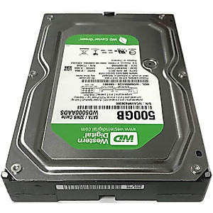 Western Digital 500 GB Caviar Green SATA 3 Gb/s Intellipower 32 MB Cache Bulk/OEM Desktop Hard Drive - WD5000AADS