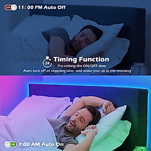 Led Strip Lights, 82ft/25m Long Smart Led Light Strips Music Sync 5050 RGB Color Changing Rope Lights,Bluetooth APP/IR Remote/Switch Box Control Led Lights for Bedroom,Home Decoration,Party,Festival