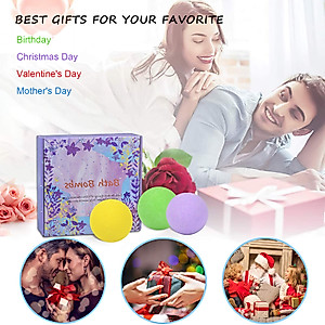 36 Organic Bath Bombs Gift Set, Natural Mini Handmade Bath Bombs for Women, Girls, Men, Kids Safe Bubble Bath Bomb, Rich Essential Oils Spa Bath Fizzies for Moisturizing Dry Skin, Relaxing Scents