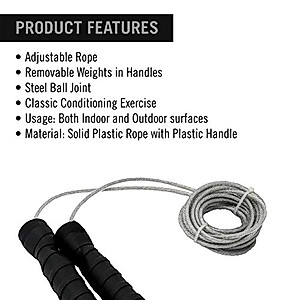 Everlast Adjustable Speed Rope, 11'