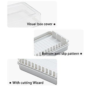 Butter Dish with Lid for Countertop, Rectangular Butter Container, Storage Box, Butter Keeper, Kitchen Gadgets Accessories Tool Kitchen Utensils Set Cute Stuff Gifts for Men Women