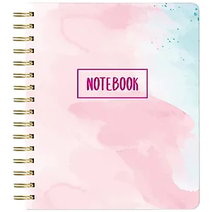 ceiba tree Divider Notebook with Tabs Spiral Notebook Watercolor Design Lined Journal Hardcover Notebook for Home Office School Classroom
