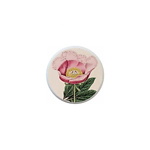 Peonies Peony Flowers Floral Flower Decorative Ceramic Dresser Drawer Pulls Cabinet Cupboard Knobs… (Peony22)