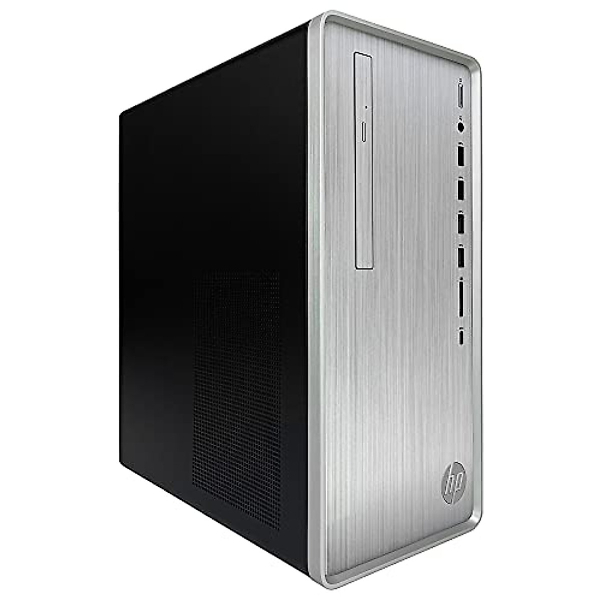 HP Pavilion TP01 Tower Desktop Computer - AMD Ryzen 5 5600G 6-Core up to 4.40 GHz Processor, 16GB DDR4 RAM, 256GB SSD, AMD Radeon Graphics, DVD-Writer, Windows 11 Home