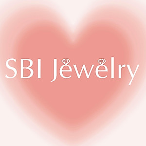 SBI Jewelry Women Initial B Letter Charm for Bracelet Gift Name Dangle Christmas Family Friends Heart Crystal Necklace Pendant English Alphabet Charm Anniversary Birthday