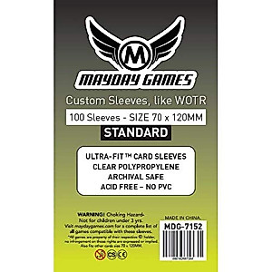 Tarot Card Sleeves (70x120mm)-100 Standard