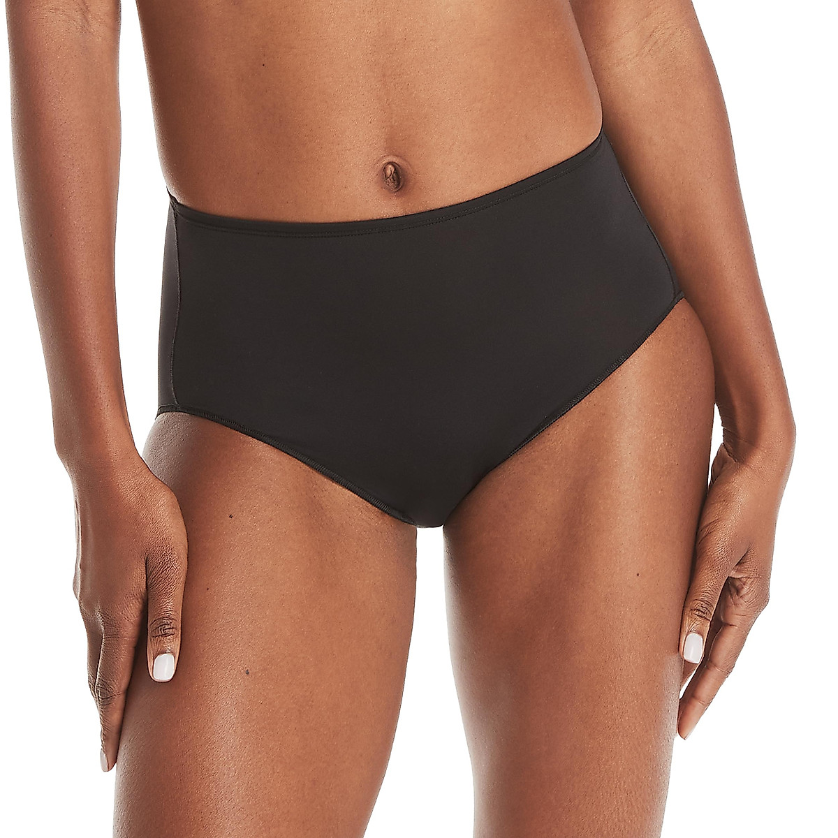 Hanes Womens Cool Comfort Microfiber Brief Underwear, 10-pack (Colors May Vary), MX40AS