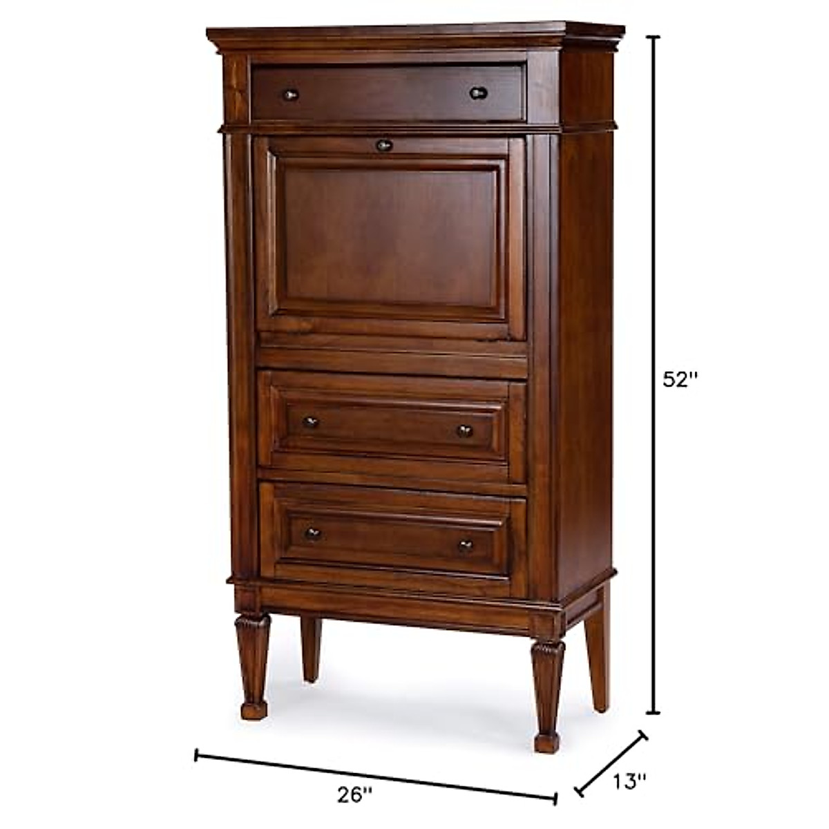 Butler Wordsworth Olive Ash Burl Secretary