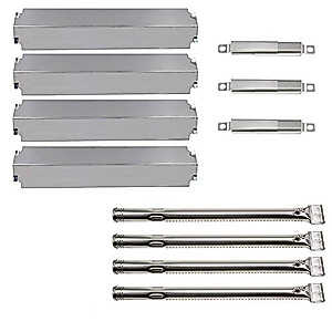 Votenli S9332A(4-Pack) S1473A(4-Pack) 16" Heat Tent and Burner for Charbroil 463243911, 463244011, 463246909, 463246910, 463247109, 463247209, 463247310, 463247412, 463247512, 463250212 Gas Grill