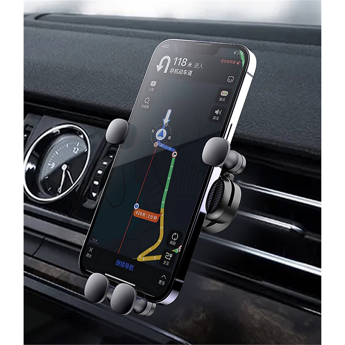 TXY Universal Car Phone Holder GPS Stand Gravity Stand for Phone in Car Stand No Magnetic Air Vent Mount