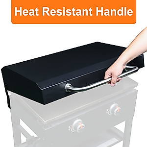 Utheer Hinged Lid for Blackstone Griddle 28", Hard Cover Hood for Blackstone Table Top Griddle, 28 Inch Griddle Lid for Blackstone 1517,1853,1605,1803