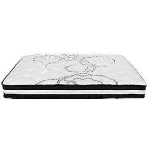 EMMA + OLIVER Astor 10 Inch Hybrid Pocket Spring Mattress, Queen Mattress in a Box