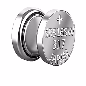KaPonsec SR516SW 317 1.5V Silver Oxide Watch Battery 10 Count