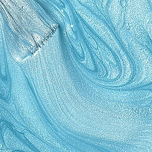 OPI Infinite Shine 2 Long-Wear Lacquer, Opaque & Vibrant Pearl Finish Blue Nail Polish, Up to 11 Days of Wear, Chip Resistant & Fast Drying, Surf Naked​, 0.5 fl oz