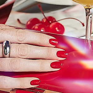 OPI Infinite Shine 2 Long Wear Lacquer, Maraschino Cheer-y, Red Long-Lasting Nail Polish, Holiday'21 Celebration Collection, 0.5 fl. oz.