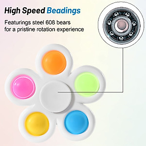 Fidget Spinners Party Favors 12 Pack Goodie Bag Stuffers Non-Candy Treat Bag Fillers Treasure Box Toys for Classroom Prizes Return Gifts for Kids Birthday Easter Party