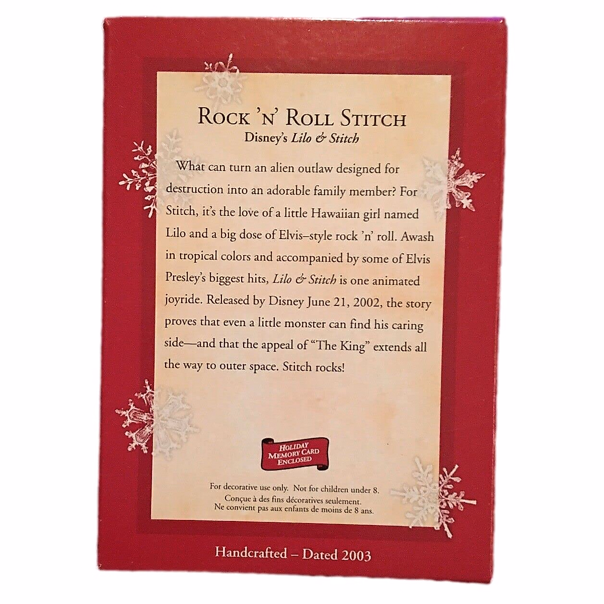 Rock 'N' Roll Stitch by Hallmark Keepsake