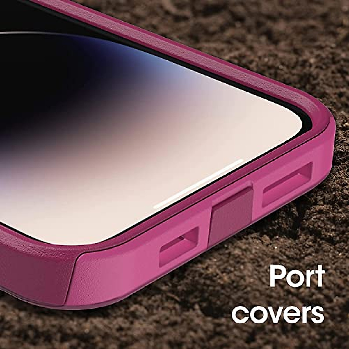 OtterBox Commuter Series Case for iPhone 14 Pro Max (Only) - Non-Retail Packaging - Into The Fuchsia (Pink)