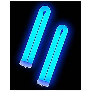 BF190 Replacement Bulb Compatible with Flowtron BK-40D Bug Zapper, 10 Inch FUL32T8/BL U Type Replacement Light Bulb for 32W Outdoor Electronic Insect Mosquito Killer, 2 Pack