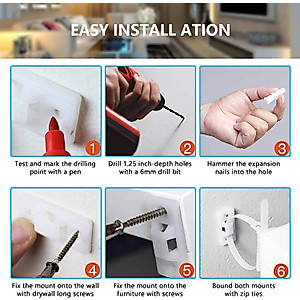 Furniture Straps 10 Packs Anti-Tip Furniture Wall Anchor Straps for Baby Proofing Cabinet Anchors Protect Toddler and Pet from Falling Furniture Adjustable Child Pet Secure Straps Earthquake Resistant